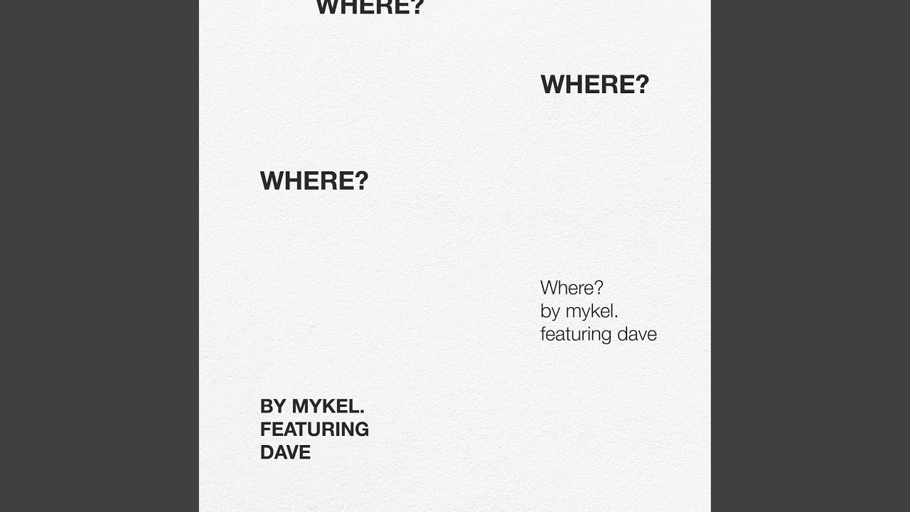 where? (feat. dave) - YouTube