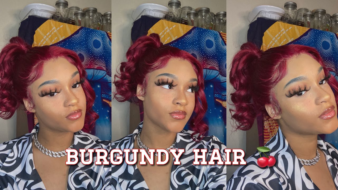 Red Wig Install 🍒 | Amazon Hair - YouTube