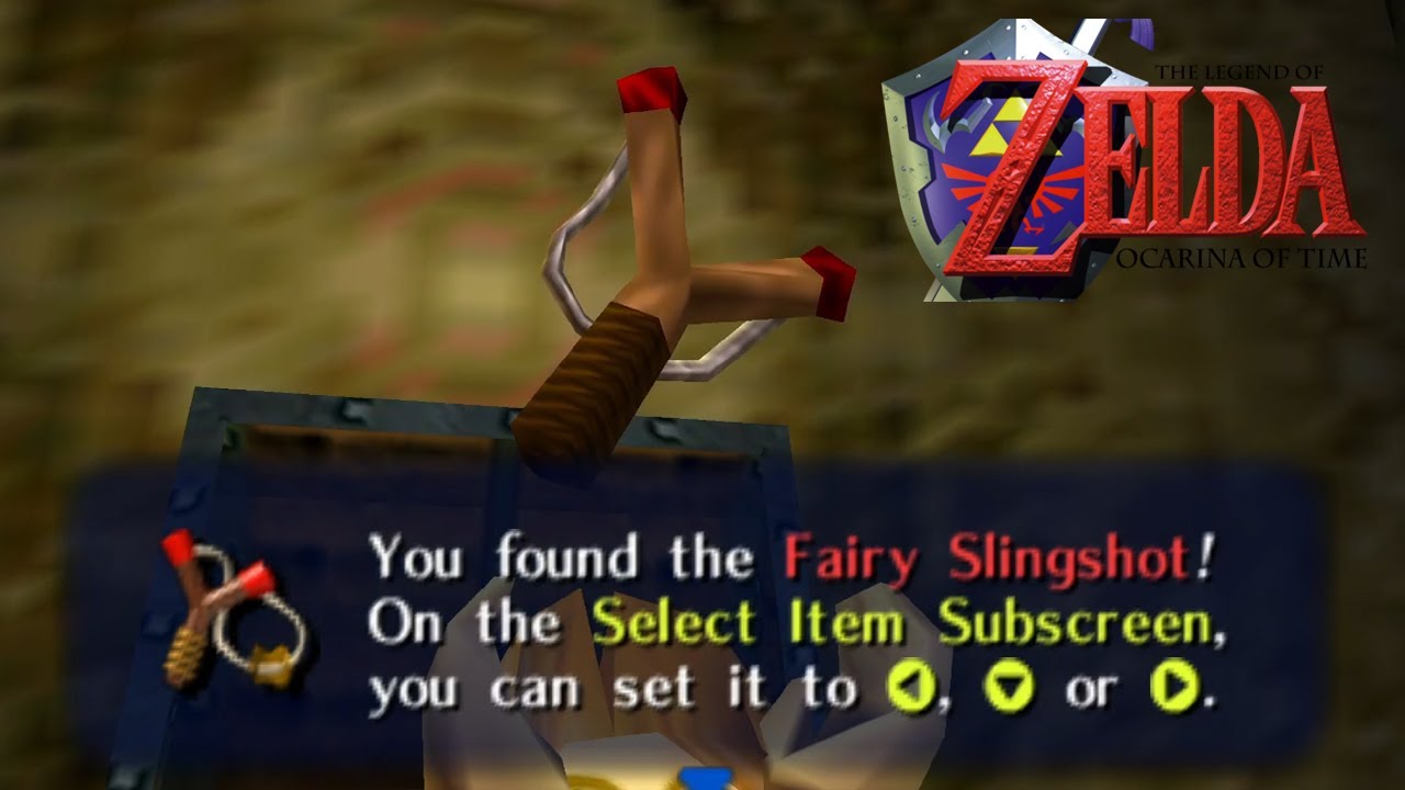 ZELDA OCARINA OF TIME - How to find the FAIRY SLINGSHOT - YouTube