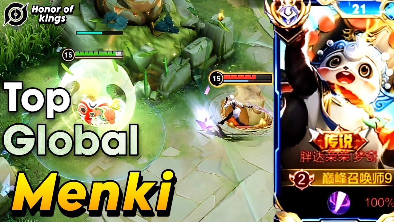 Honor of kings : Top Global Menki Gameplay - YouTube