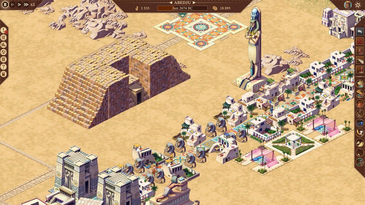Pharaoh : A new era (hard) -Archaic period- mission 4 (builder choice ...