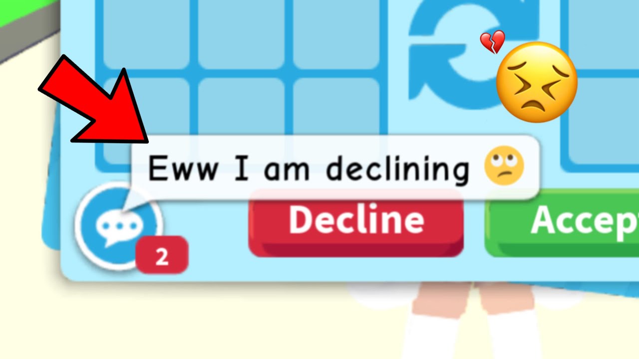 Why do people Always Decline Trade after seeing this pet 😔💔 (Adopt me ...