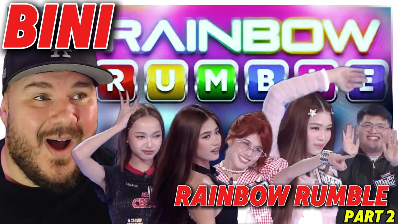 I could only imagine!! BINI - Rainbow Rumble part 2 reaction - YouTube
