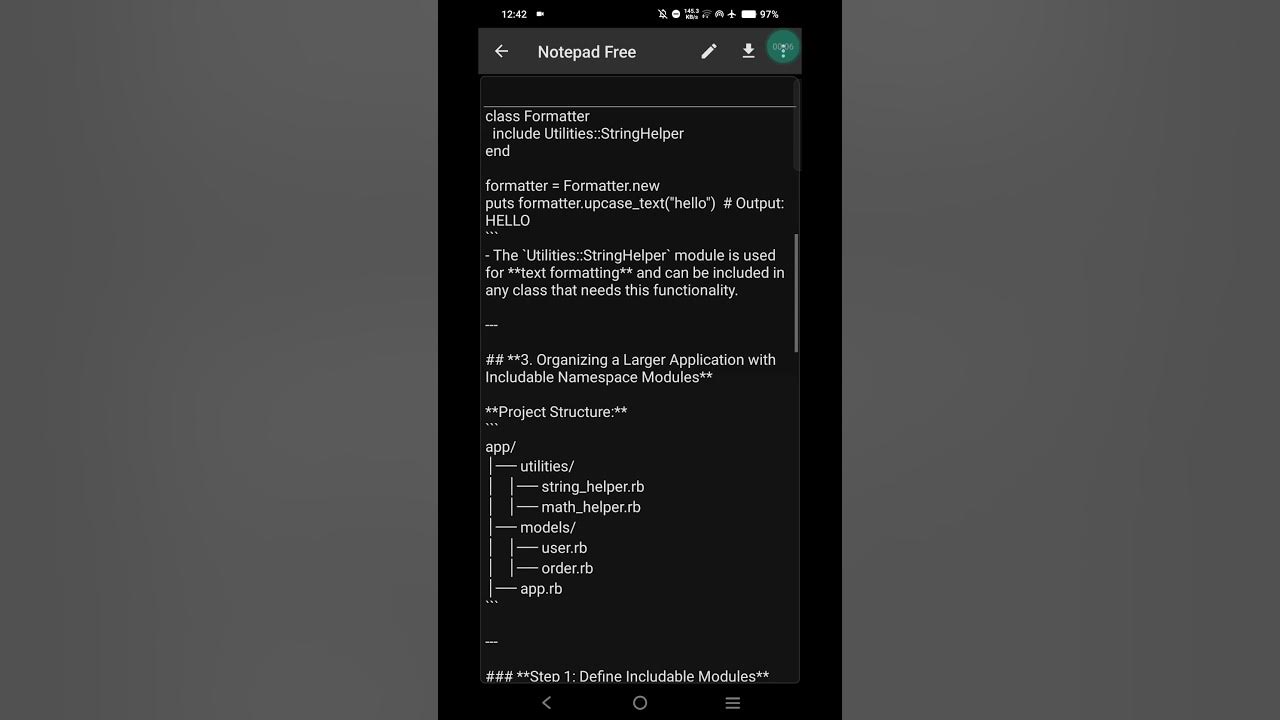 Ruby Includable Namespace Modules – Clean & Reusable Code Explained! - YouTube