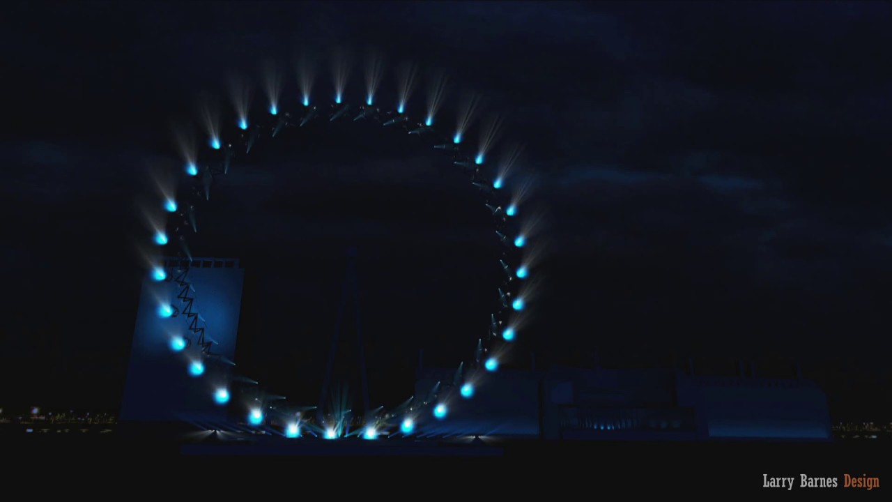 London Eye New Years Lighting Design (College Project) - YouTube