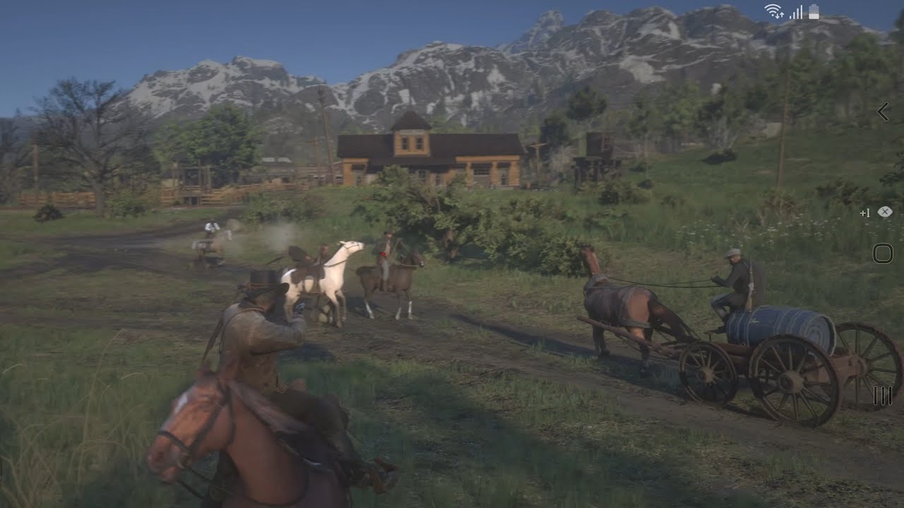 Red Dead Redemption 2 - Arthur Morgan massacres valentines - YouTube