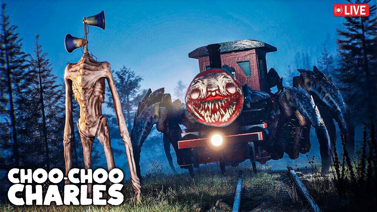 🛑LIVE CHOO CHOO CHARLES SPIDER TRAIN FULL GAMEPLAY - YouTube