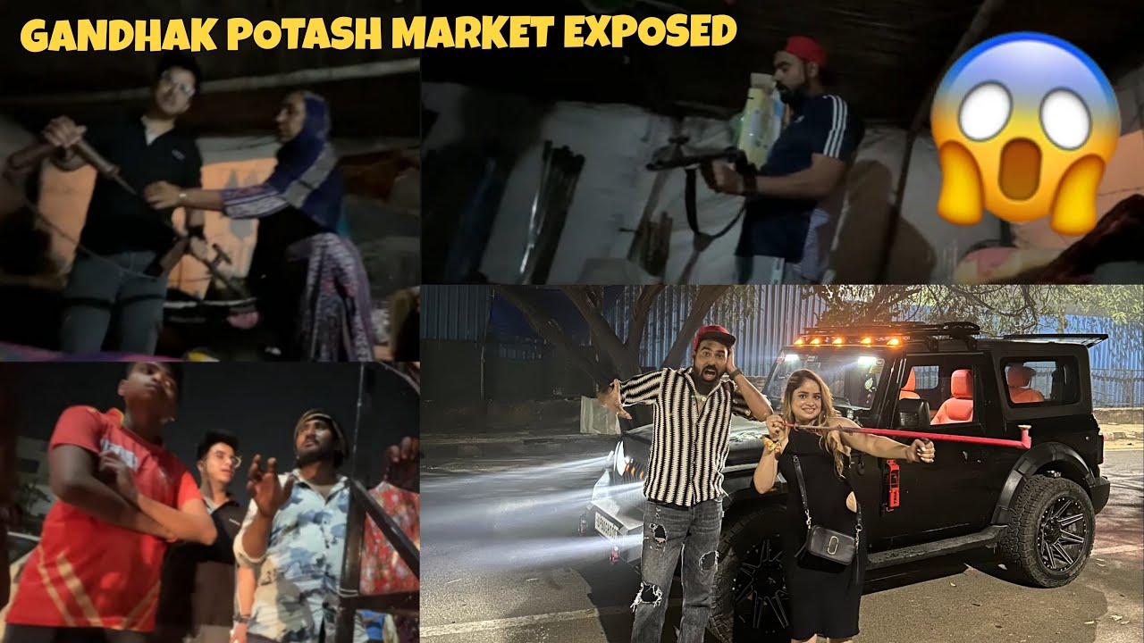 Buying Gandhak Potash Cracker Bomb in BLACK MARKET 😱🔥- Desi Patakha ...