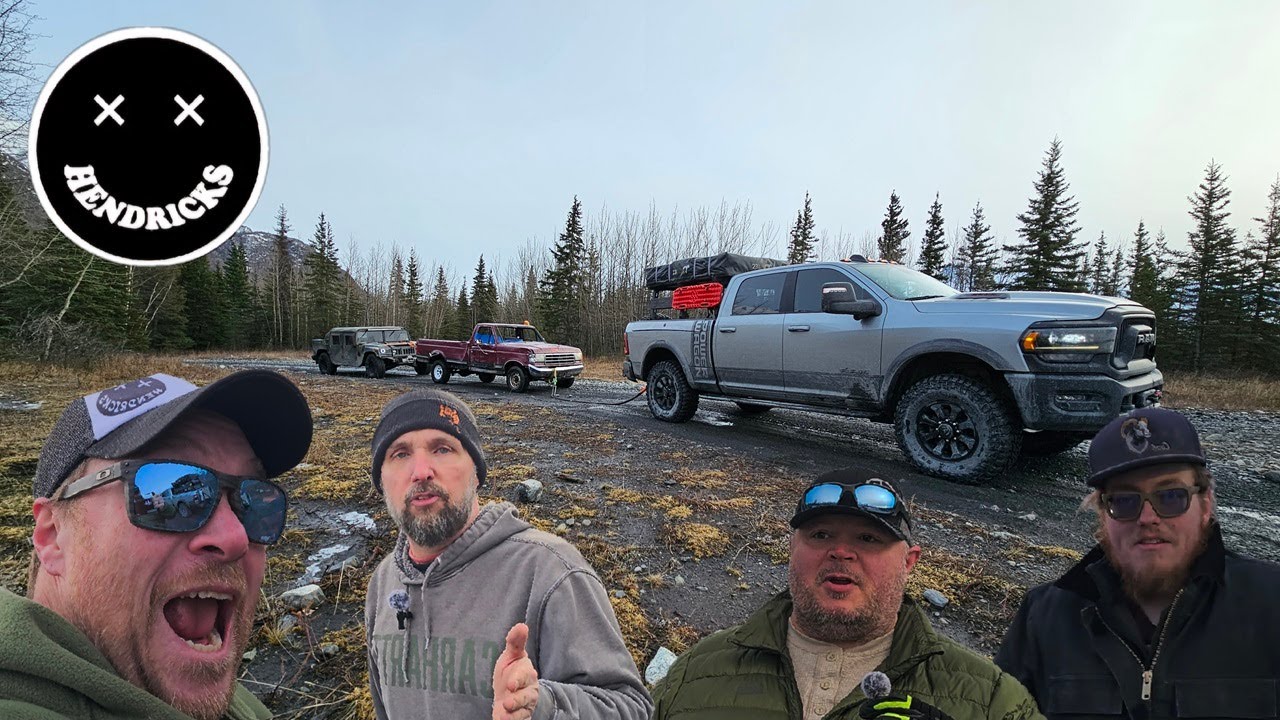 EPIC!!! Power Wagon and Humvee put to test recovering abandoned F-150 ...