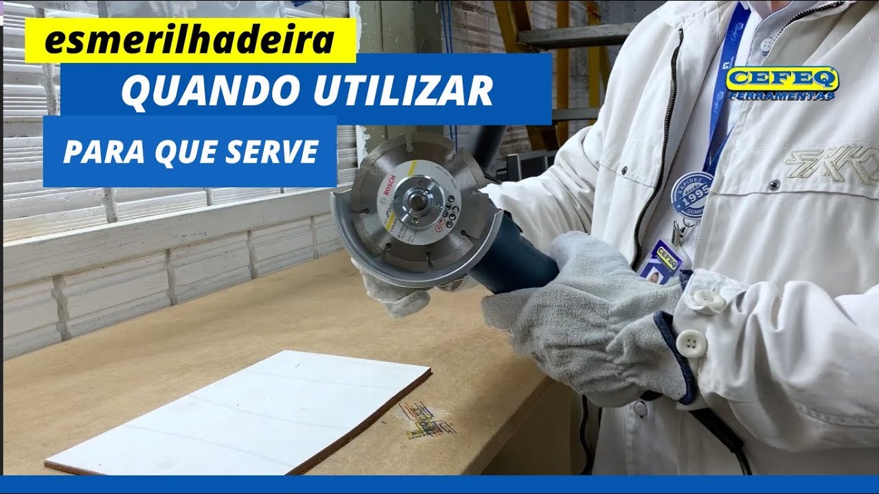 Quando utilizar uma esmerilhadeira e para que serve? - YouTube