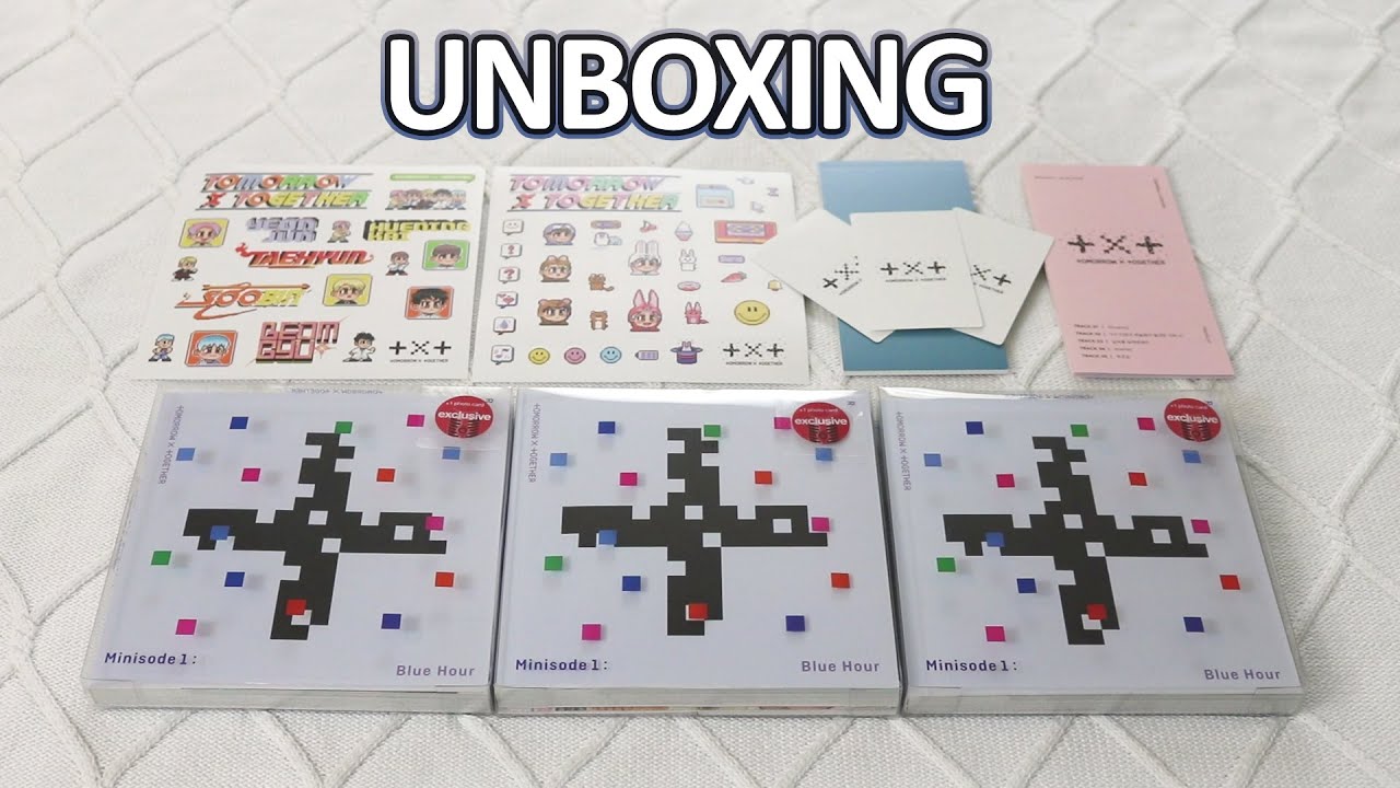 UNBOXING Target Exclusive Edition TXT 투모로우바이투게더 3rd Mini Album Minisode ...