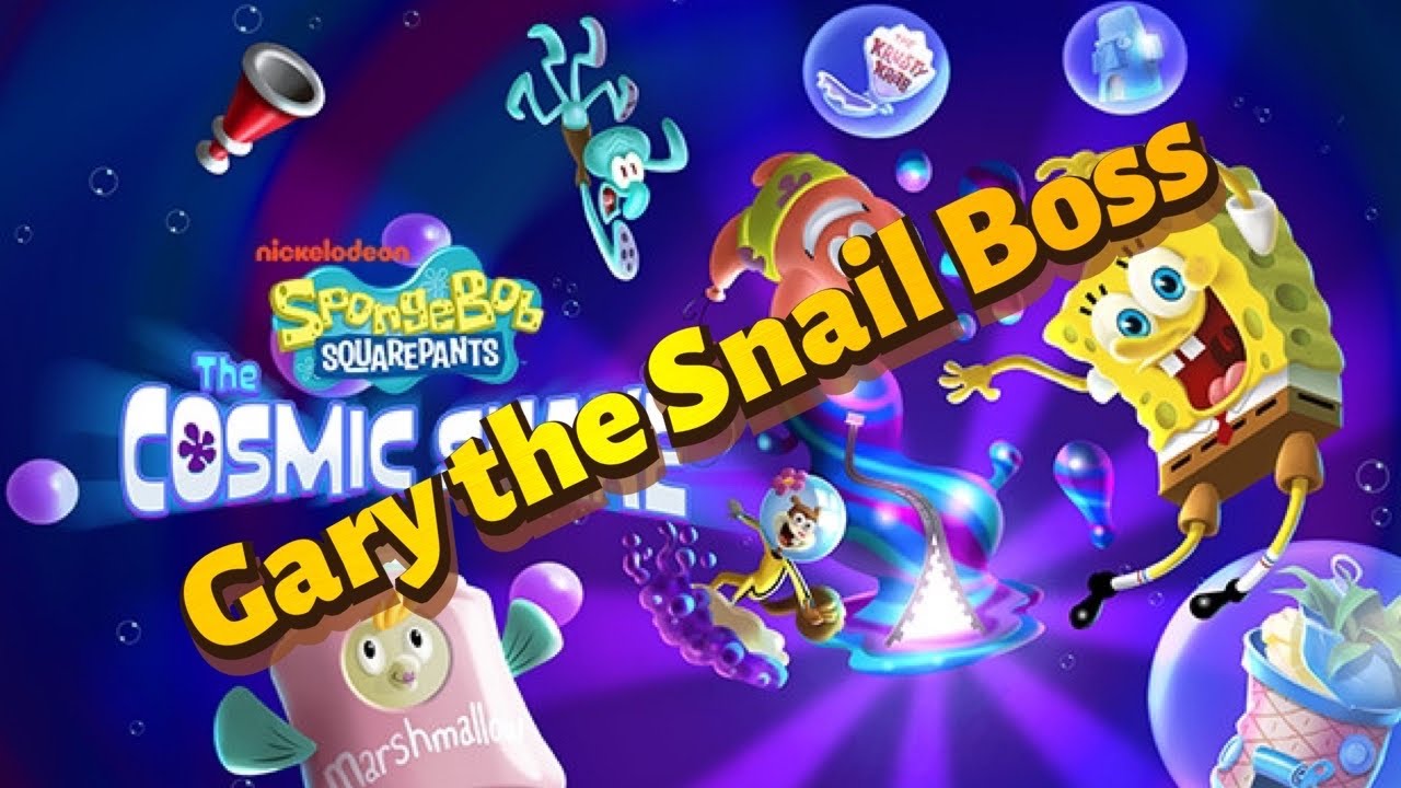 SpongeBob SquarePants: The Cosmic Shake: Gary The Snail Boss Fight ...