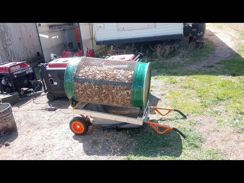 Simple DIY Wood Chip Dryer - YouTube