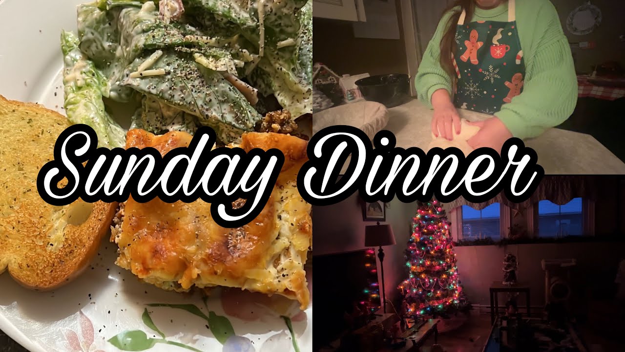 our first Sunday dinner | Vlogmas day 10 - YouTube