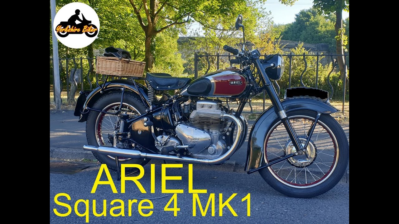 ARIEL SQUARE FOUR Vintage Classic British Bike - YouTube