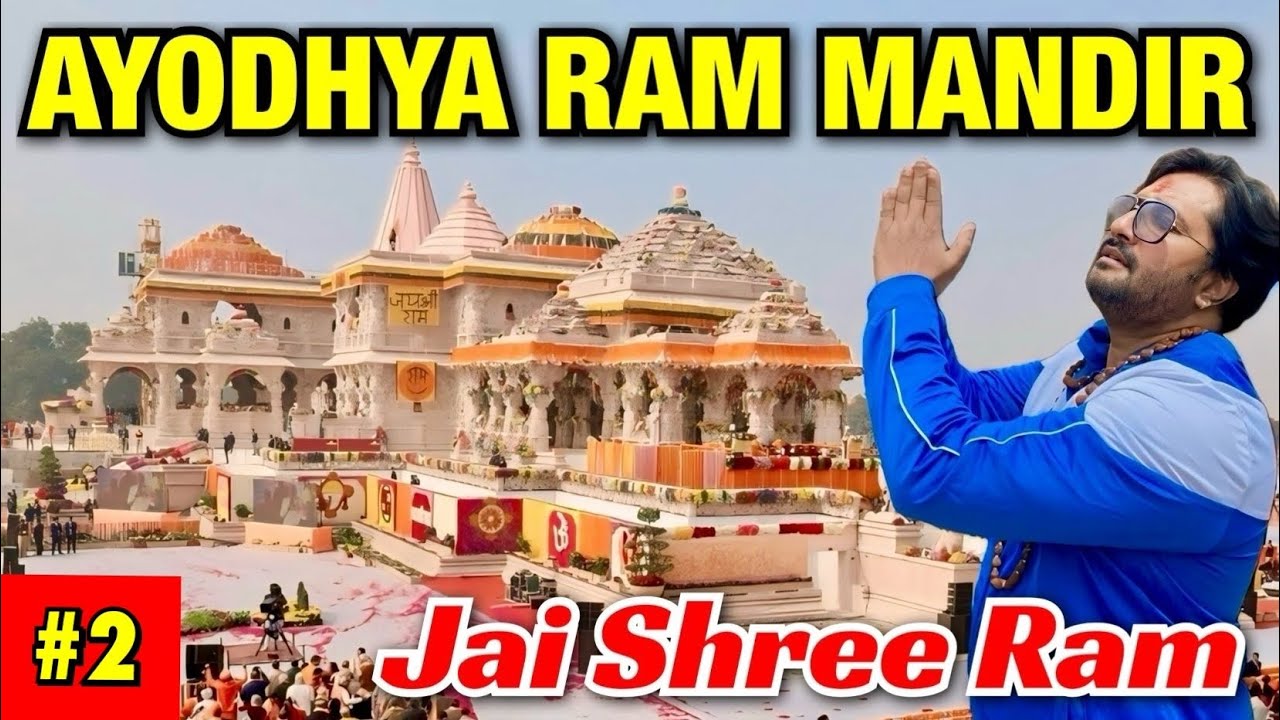 Ayodhya Ram Mandir Darshan | Ayodhya in Night | Ram Paidi Light Show ...