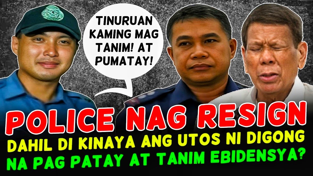 aw! Pulis Nag Resign Dahil Inutusan Diumano Sila Ni Digong Na Pumatay ...