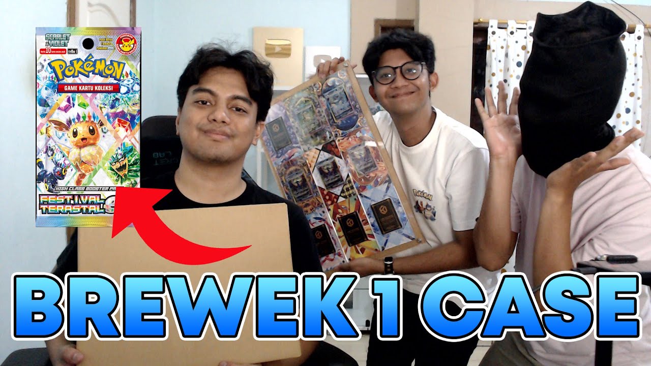 [LIVE🔴] BREWEK 1 CASE POKEMON FESTIVAL TERASAL BERSAMA TEMAN-TEMAN ...