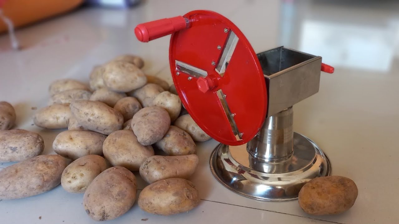 How to Make Homemade Potato Chips with a Potato Chips Making Machine I ...