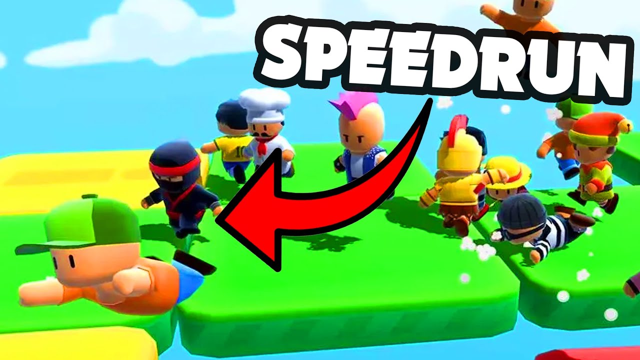 SPEEDRUNNING WORLD RECORDS in Stumble Guys - YouTube