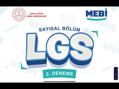 MEBİ 2 LGS DENEME ÇÖZÜMÜ