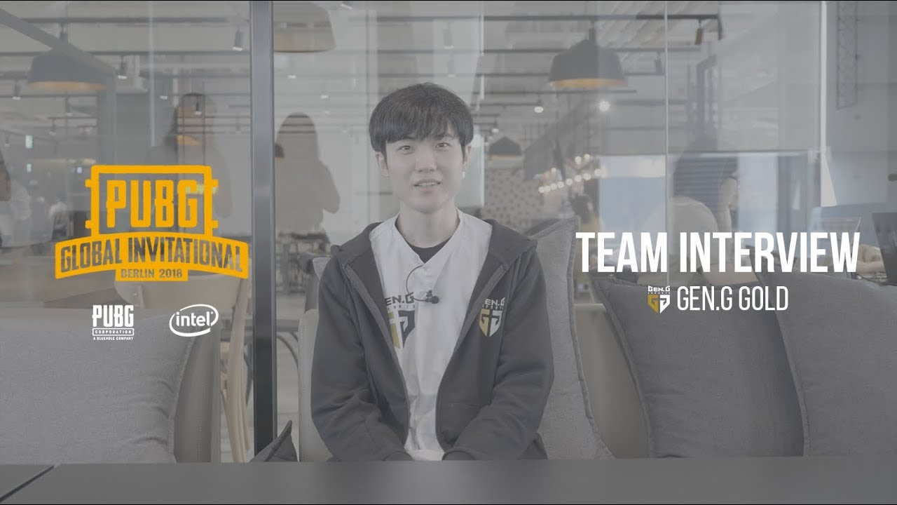 [인터뷰] PGI 2018 한국 진출팀에게 묻다 - Gen.G Gold | 배틀그라운드 - YouTube
