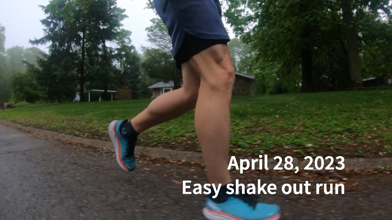 Running vlog - April 28, 2023 - Easy shake out run - YouTube