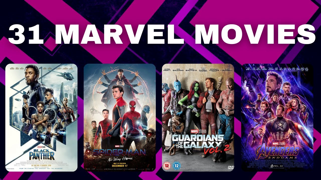 Ranked 31 Marvel Cinematic Universe Movies | 2023 | Movies Ranked EP.1 ...