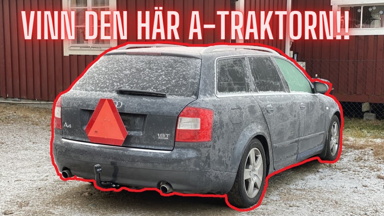 Hur man bygger a-traktor av en Audi A4! - YouTube