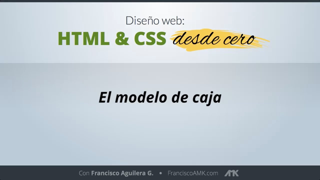 HTML y CSS Desde Cero - 12. El modelo de caja - YouTube