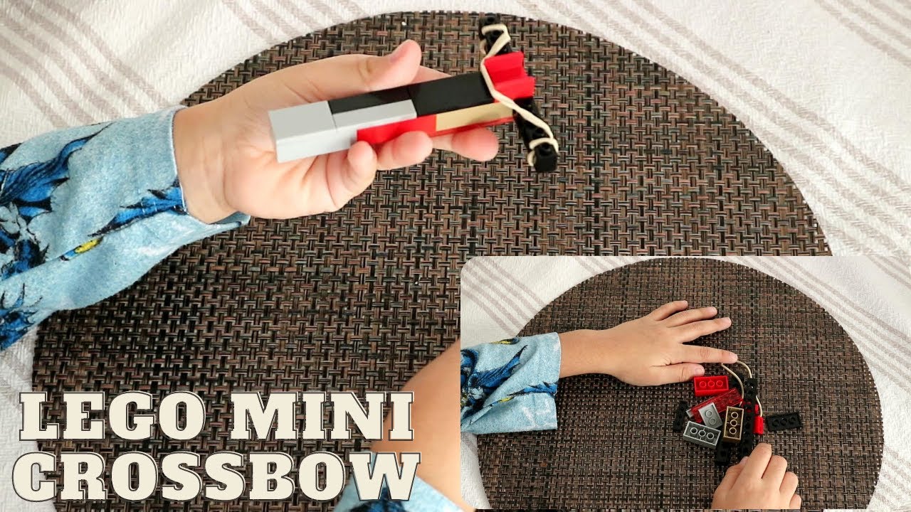 EASY LEGO MINI CROSSBOW | BUILD WITH ME - YouTube