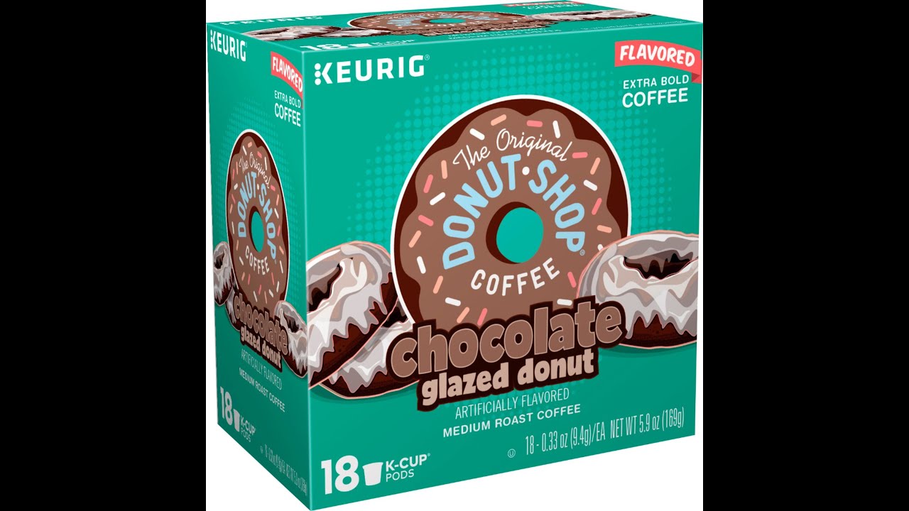 Graham Keurigs! - Donut Shop Chocolate Glazed Donut Coffee - YouTube