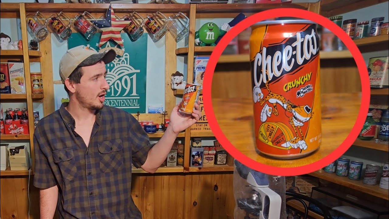Opening And Eating 26 Year Old Cheetos - YouTube