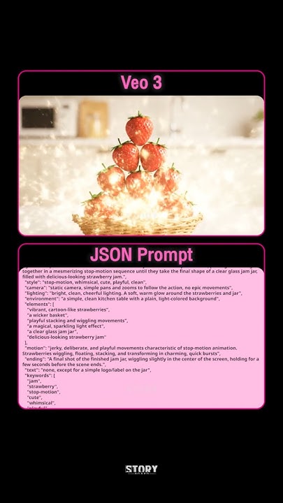 เจนคลิปบน Veo 3 ด้วย JSON Prompt 📽️ - YouTube