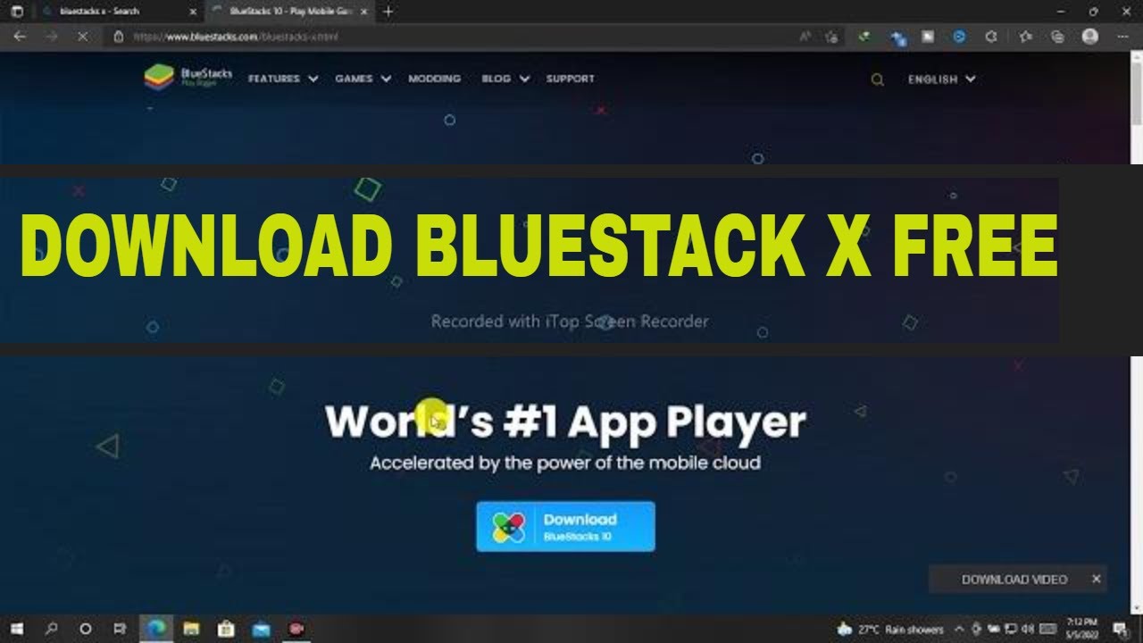How to Download and Install BlueStacks X - YouTube