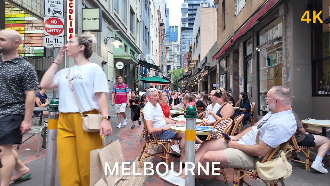 Melbourne City Hardware Lane Australia 4K Video - YouTube