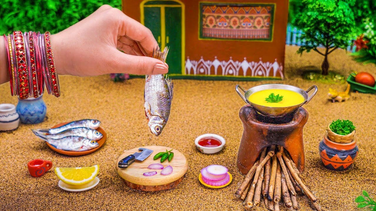 Miniature Fish with Lemon Butter Sauce | How To Cook Fish | Tiny ...