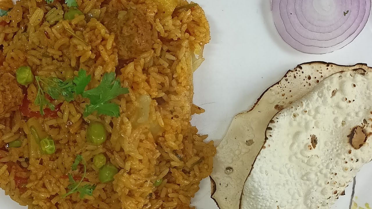 soya matter pulao recipe home made recipe please subscribe - YouTube