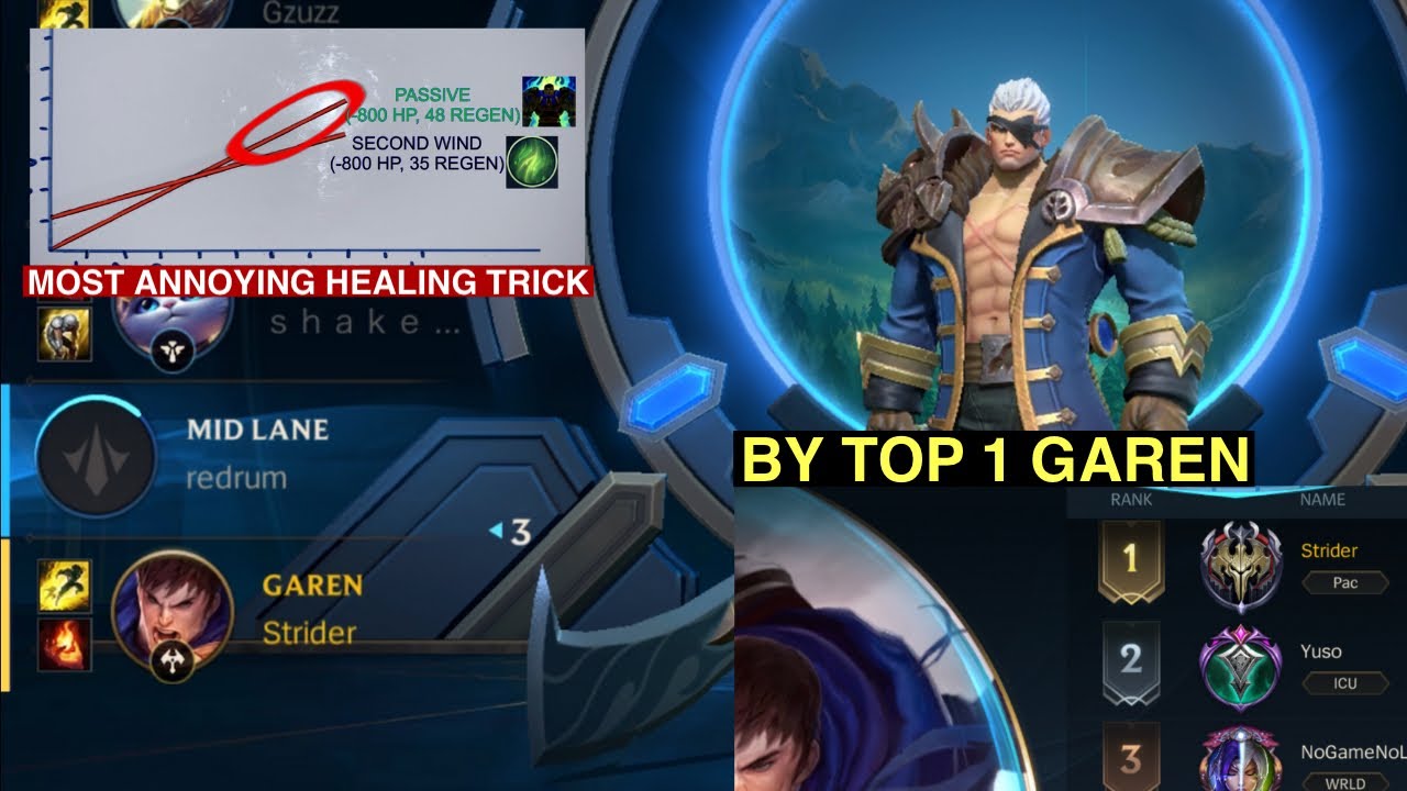 How to WIN LANE with GAREN | Wild rift - YouTube