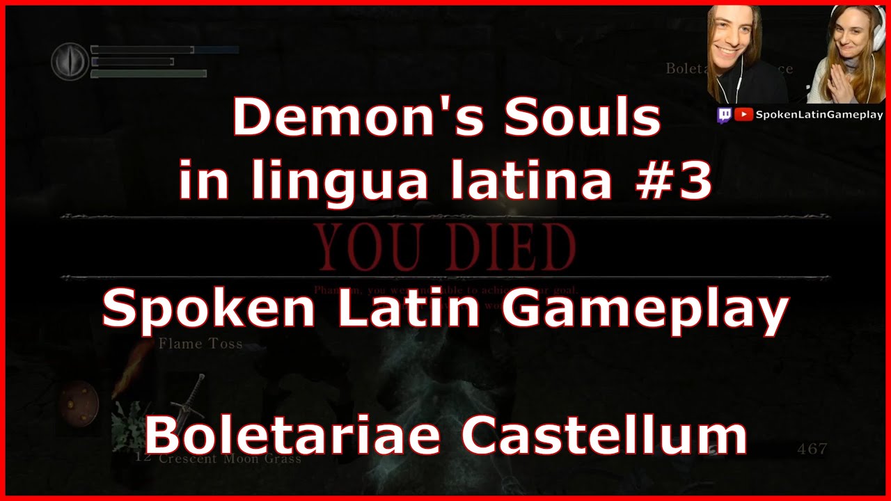 Demon's Souls #3 in linguā latinā! Spoken Latin Gameplay Co-op Blind ...