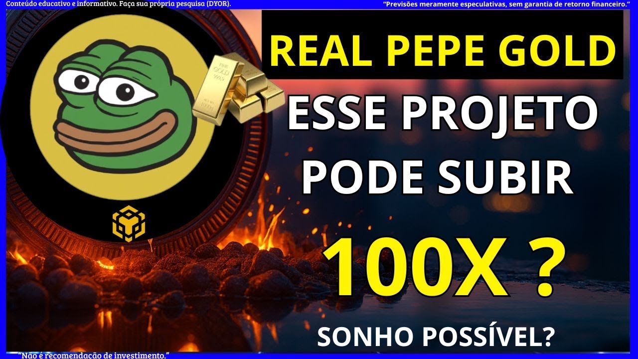 REAL PEPE GOLD: Esse Projeto Pode Fazer 100X ou É Só Hype? Análise ...