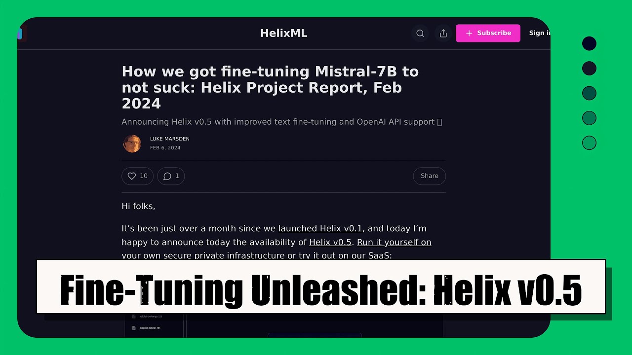 Unlocking the Power of Fine-Tuning: Helix v0.5 Enhancements ...