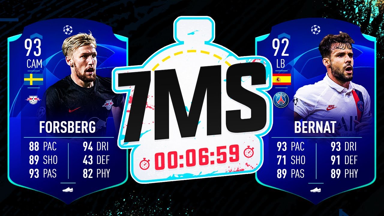 90 Tots Pack Champions League Showdown Special 7 Minute Squad