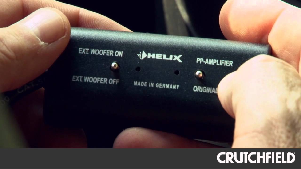 Helix Factory Car Stereo Upgrade System Review | Crutchfield Video ...
