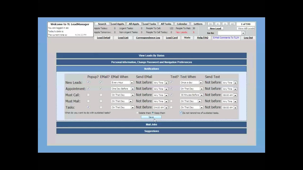 TL LeadManager - Alerts and Notifications - YouTube