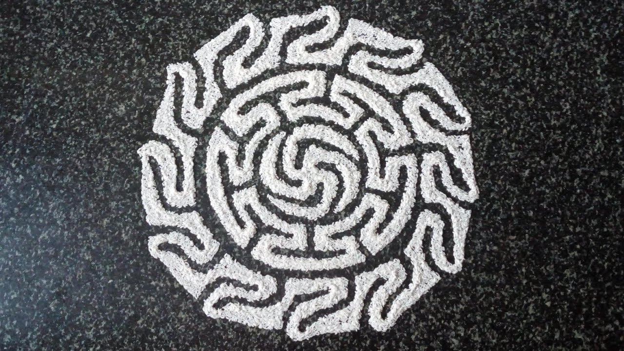 Jain Gahuli || Swastik || Simple Gahuli Design || Easy Gavli Making ...