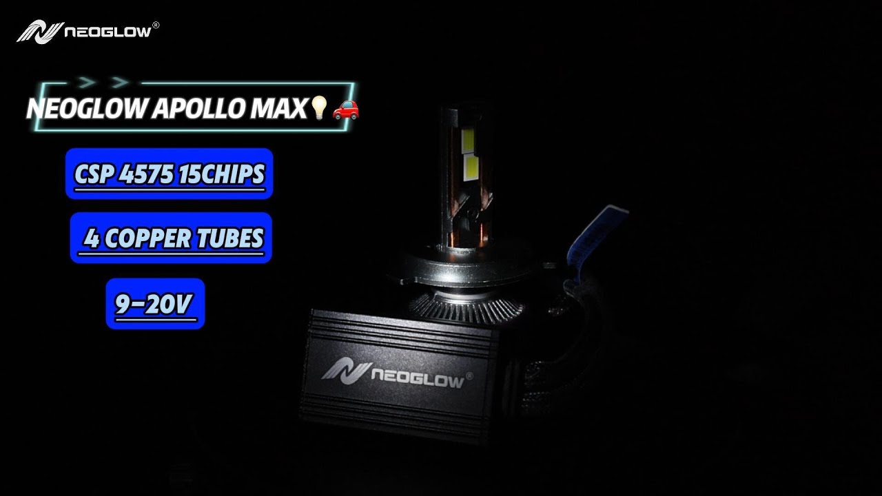 NEOGLOW MAX headlight, plug and play, compatible with 95% of car models ...