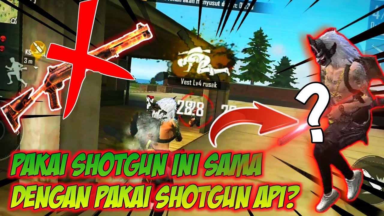 SHOTGUN GRATIS INI 11 12 SAMA SHOTGUN API?? SHOTGUN APA ITU - FREE FIRE BATTLEGROUND - YouTube