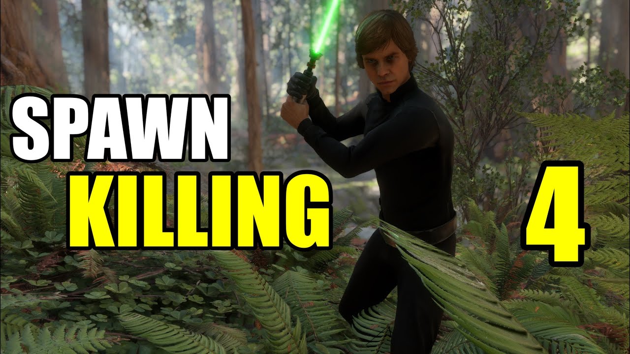 BATTLEFRONT SPAWN KILLING 4 ( 42 KILLS ) - YouTube