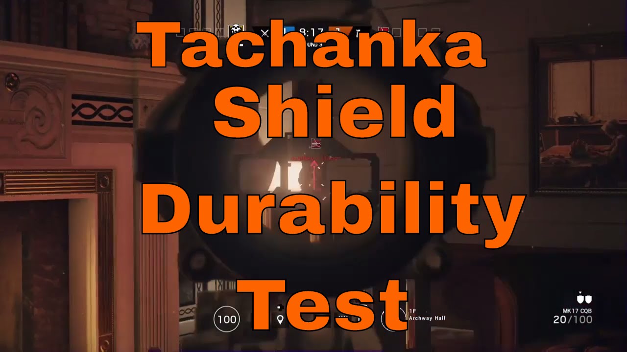 R6 Tachanka Shield Durability Test - YouTube